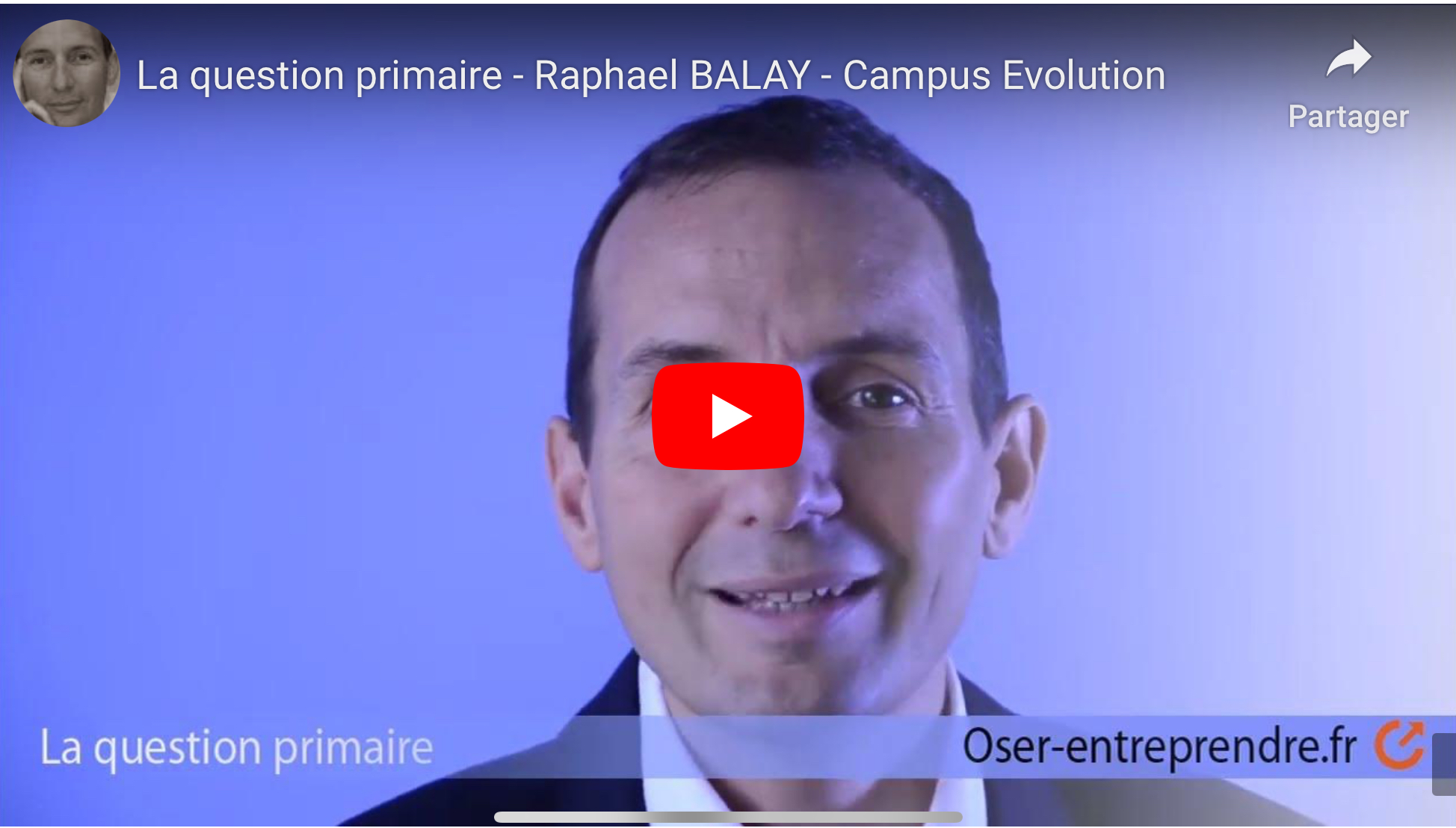 Identifier sa question primaire – OSER ENTREPRENDRE